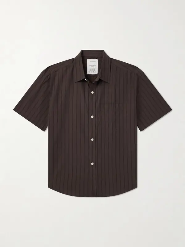 MFPEN New Input Striped Cotton-poplin Shirt