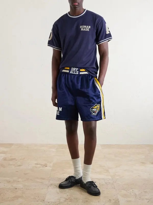 HUMAN MADE Logo-embroidered Athletic Shorts