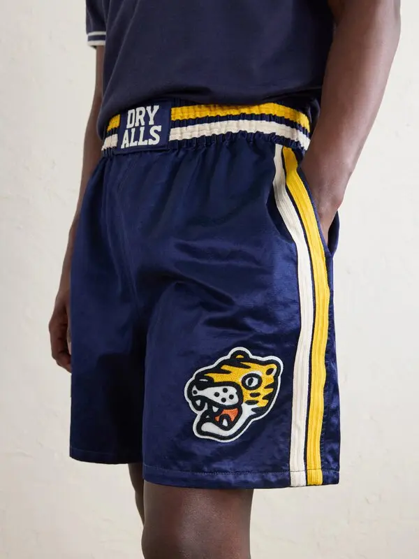 HUMAN MADE Logo-embroidered Athletic Shorts