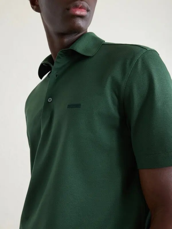 Zegna Cotton-piqué Polo Shirt - Green