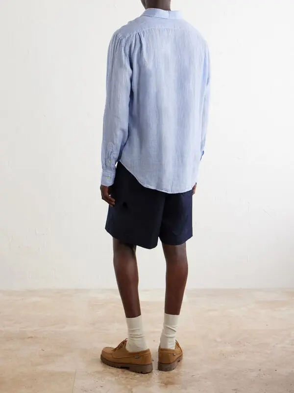 Polo Ralph Lauren Checked-woven Linen Shirt