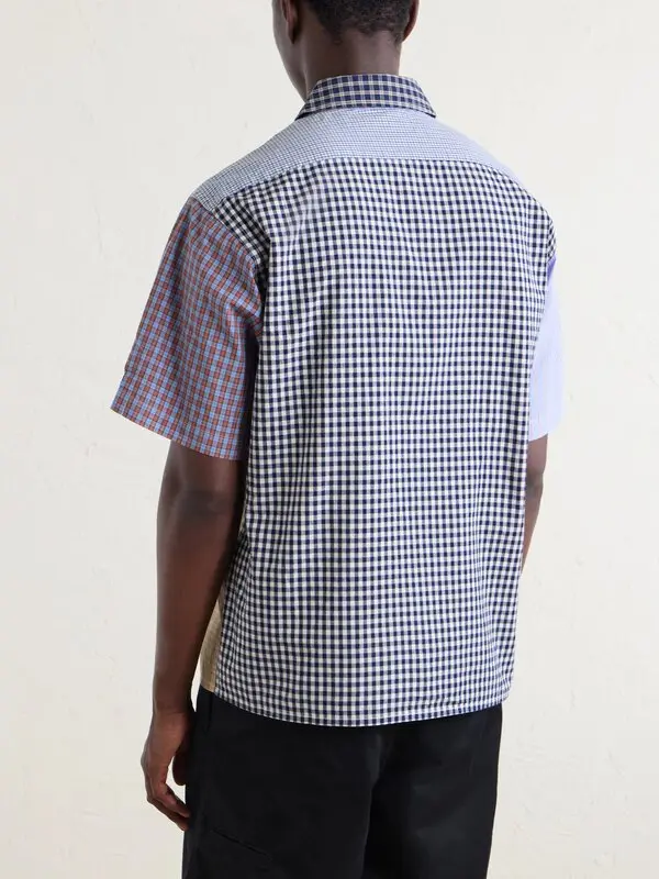 HUMAN MADE Logo-appliquéd Checked Cotton Shirt
