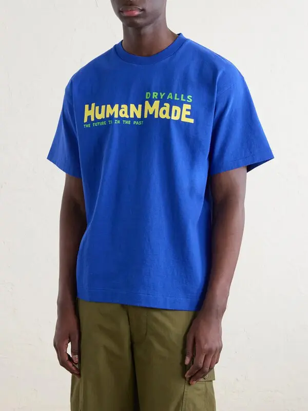 HUMAN MADE Logo-print Cotton-jersey T-shirt