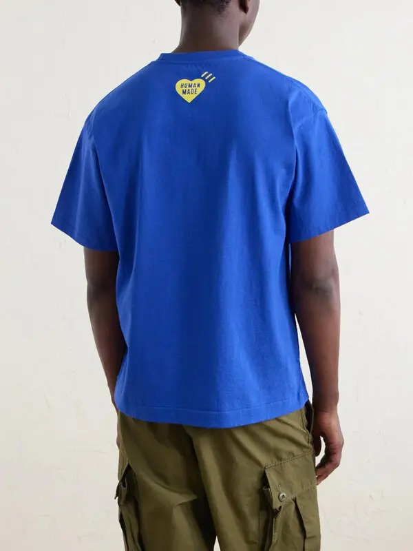 HUMAN MADE Logo-print Cotton-jersey T-shirt