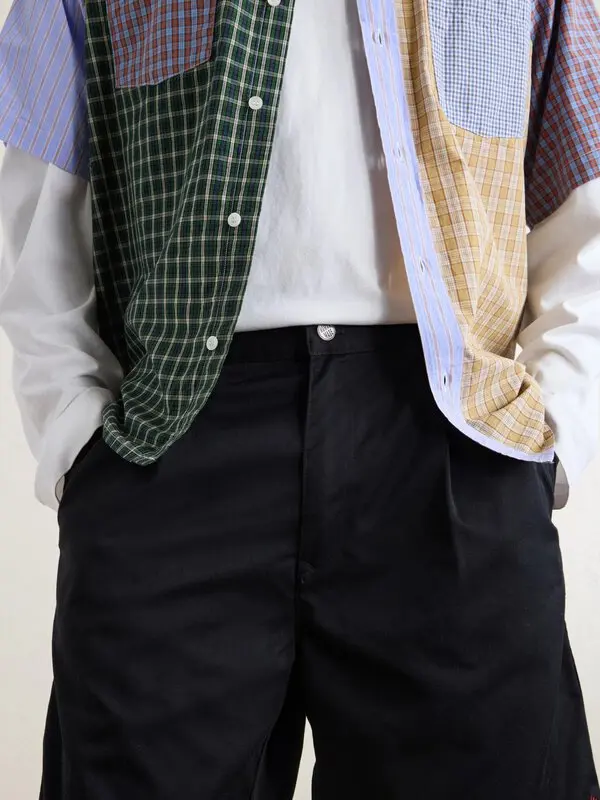 HUMAN MADE Skater Straight-leg Twill Shorts With Logo Detail