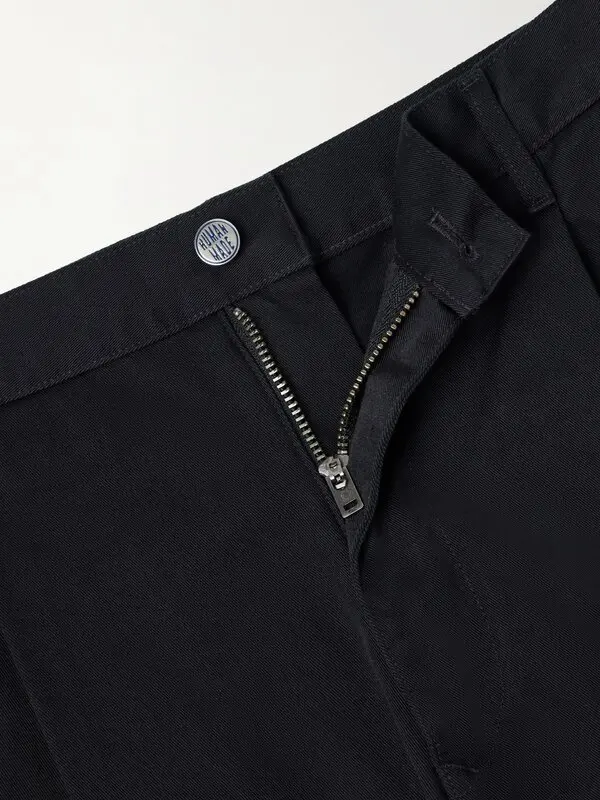 HUMAN MADE Skater Straight-leg Twill Shorts With Logo Detail