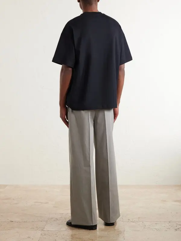 JIL SANDER Logo-print Cotton-jersey T-shirt