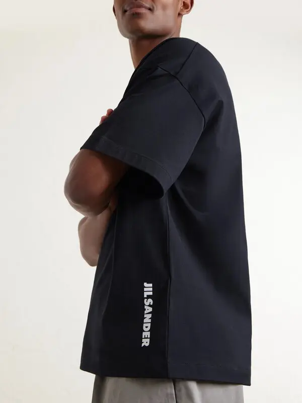 JIL SANDER Logo-print Cotton-jersey T-shirt