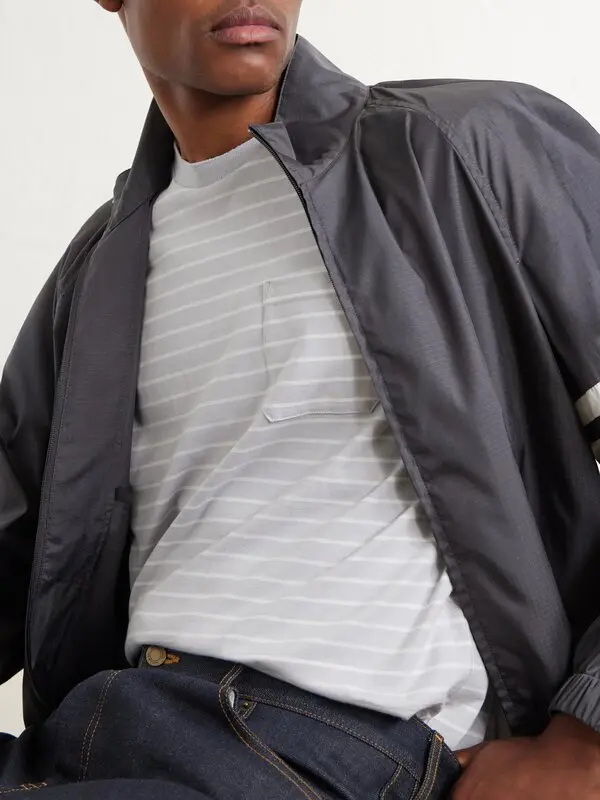 Thom Browne Striped Cotton Jersey T-shirt