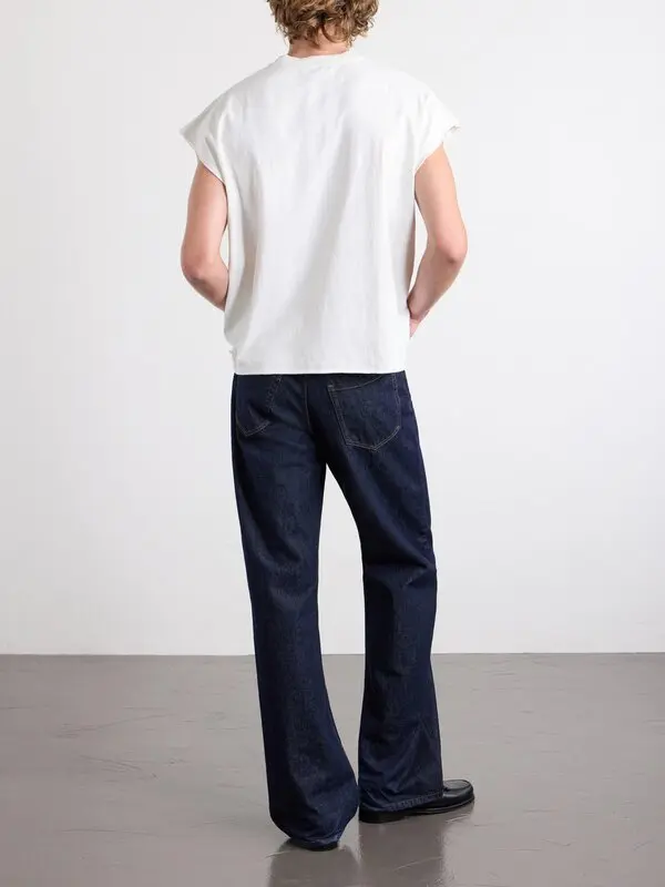 SATOSHI NAKAMOTO Info Services Logo-print Cotton-jersey T-shirt