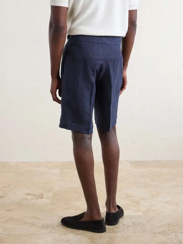 Anderson & Sheppard Gurkha Straight-leg Wool-blend Shorts