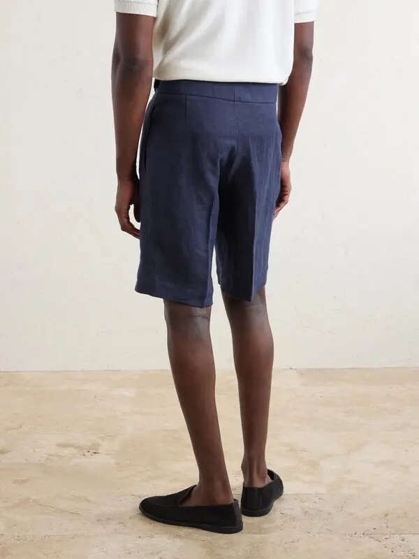 Anderson & Sheppard Gurkha Straight-leg Wool-blend Shorts