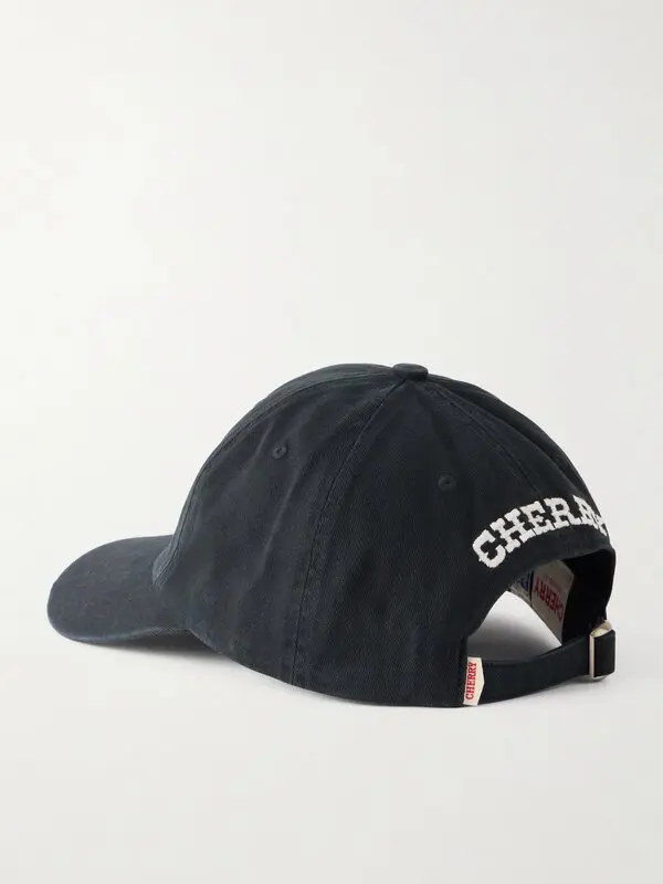 CHERRY LOS ANGELES Embroidered Cotton-twill Baseball Cap