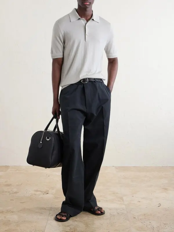 TOM FORD Cashmere And Silk-blend Polo Shirt