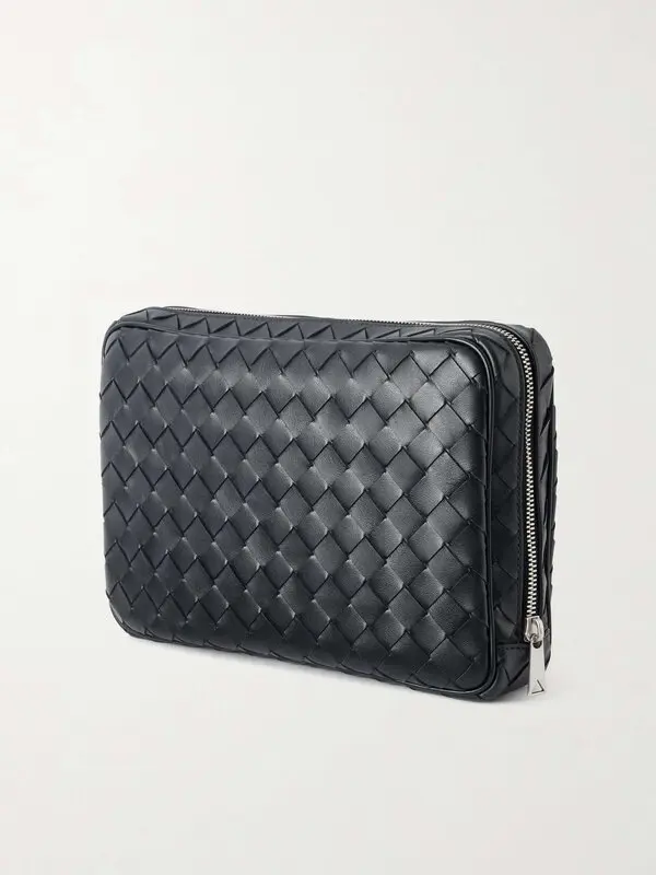 Bottega Veneta Intrecciato Leather Pouch