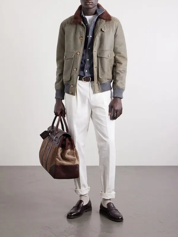 Brunello Cucinelli Denim Shirt - Gray