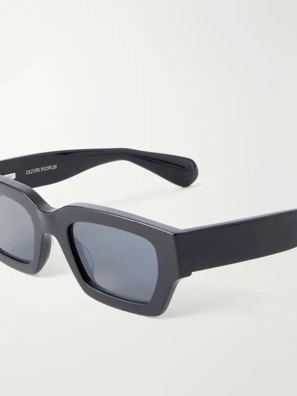 Oliver Spencer X Jil Sander Edition 6 Square-frame Sunglasses - Black
