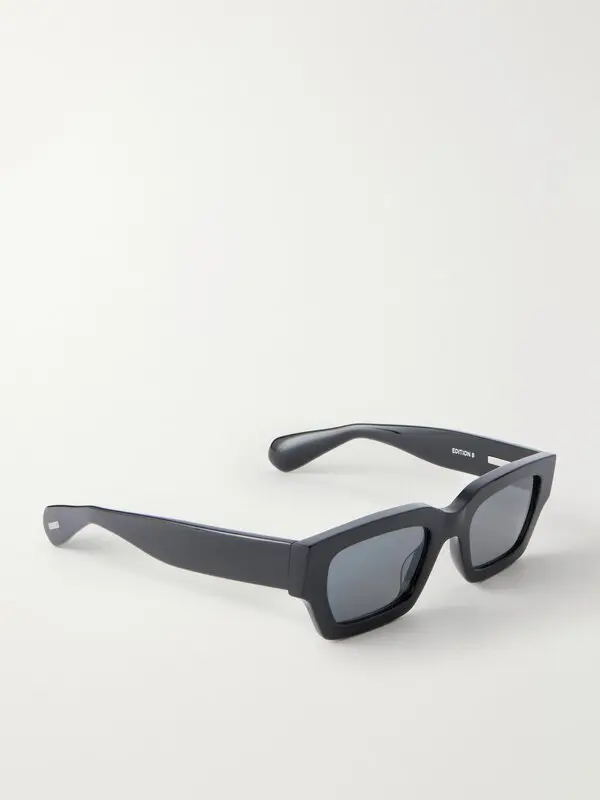 Oliver Spencer X Jil Sander Edition 6 Square-frame Sunglasses - Black