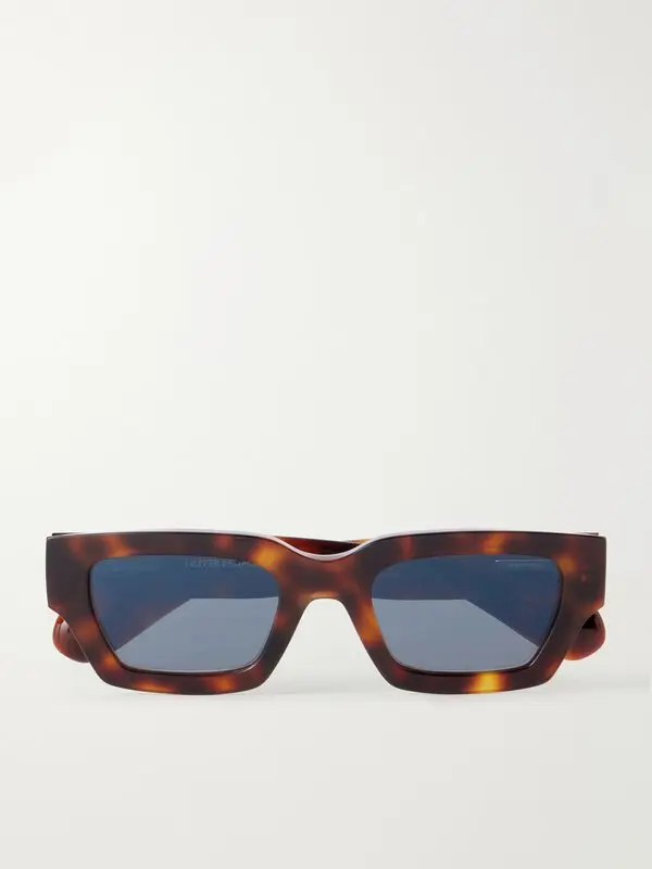 Oliver Spencer Jil Sander Edition 6 Square-frame Acetate Sunglasses - Tortoiseshell
