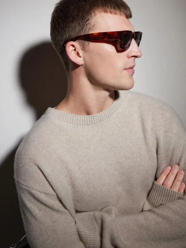 Oliver Spencer Edition 6 Square-frame Sunglasses
