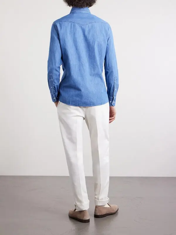 Brunello Cucinelli Denim Shirt