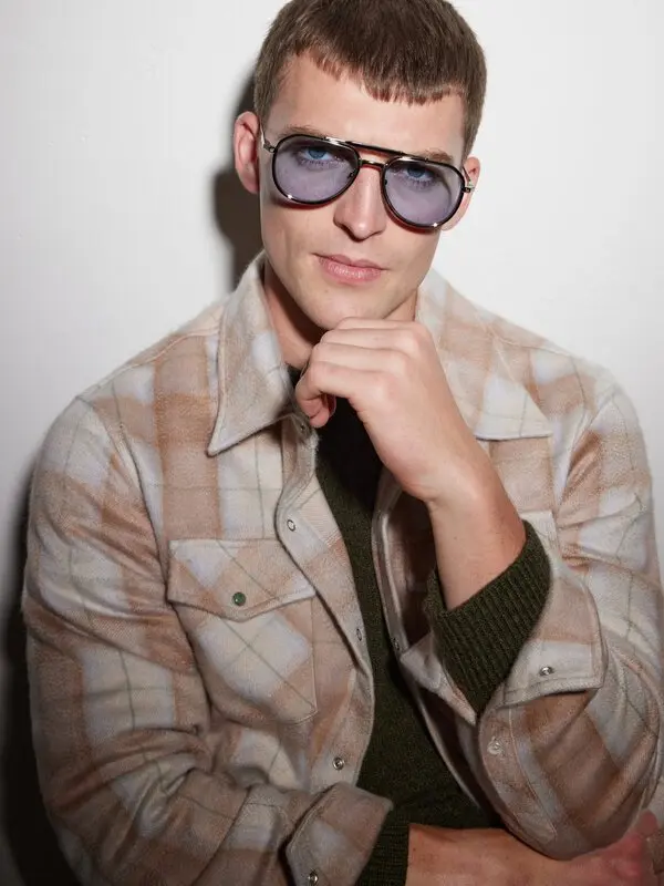 JACQUES MARIE MAGE Commander Aviator Sunglasses