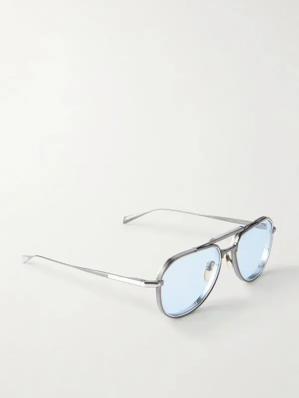 JACQUES MARIE MAGE Commander Aviator Sunglasses