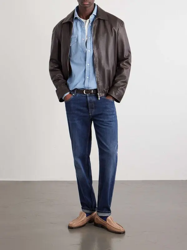 Brunello Cucinelli Denim Shirt