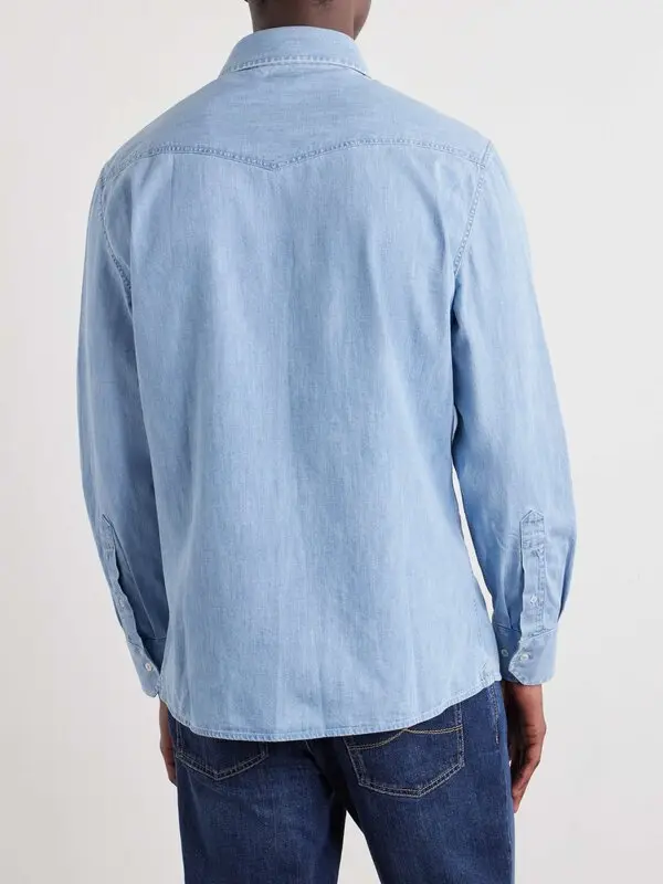 Brunello Cucinelli Denim Shirt