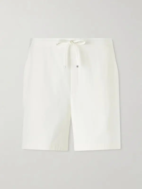 Loewe Paula's Ibiza Straight-leg Lyocell Shorts - White