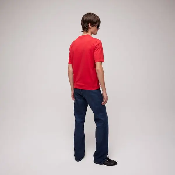 Gucci Cotton Jersey T-shirt With Devoré Detail - Red