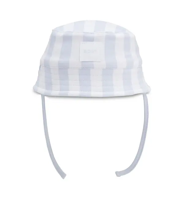 BOSS Baby Reversible Cotton Bucket Hat - Light Blue