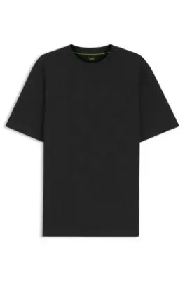 BOSS Cotton T-shirt With 3d-jacquard Pattern