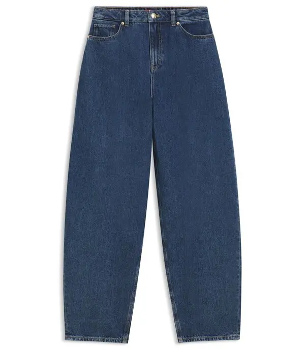 Hugo Barrel-leg Jeans In Japanese Denim - Blue