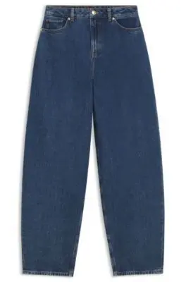 Hugo Barrel-leg Jeans In Japanese Denim