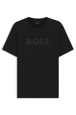 BOSS Regular-fit Cotton T-shirt With Modern Logo