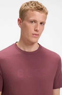 BOSS Regular-fit Cotton T-shirt With Modern Logo