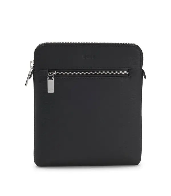 BOSS Leather Envelope Bag With Emed Logo