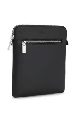 BOSS Leather Envelope Bag With Emed Logo