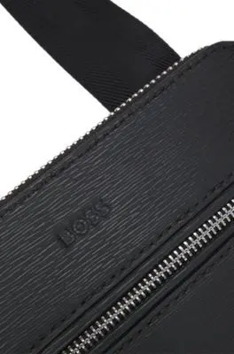 BOSS Leather Envelope Bag With Emed Logo