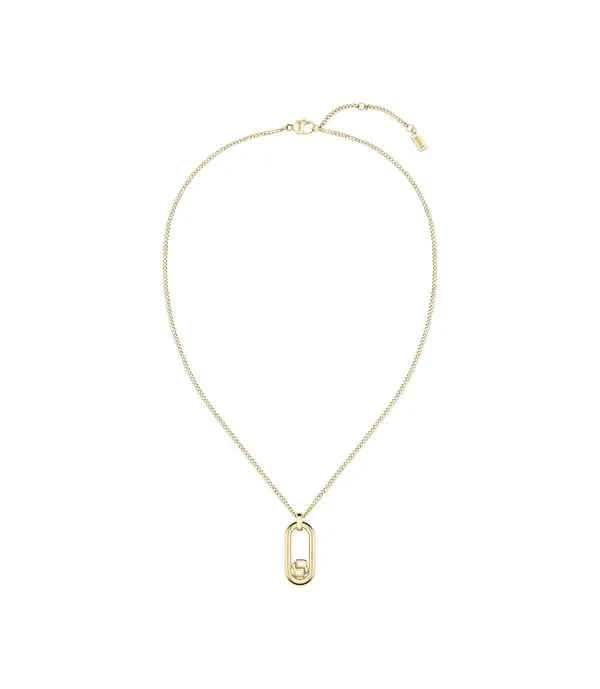 BOSS Gold-tone Chain Necklace With Double B Monogram Pendant - Assorted Pre Pack