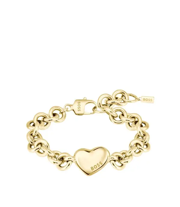 BOSS Gold-tone Bracelet With Heart - Assorted Pre Pack