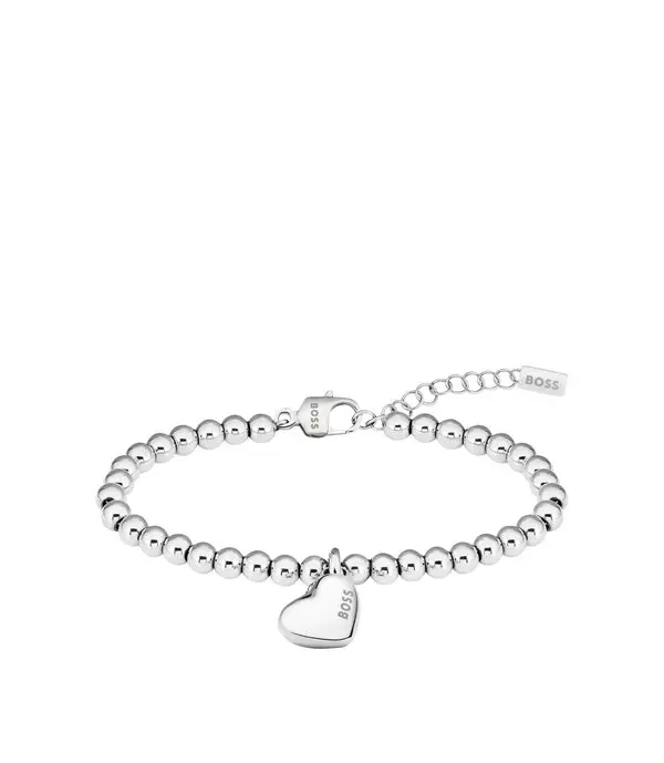 BOSS Beaded Bracelet With Heart Charm - Assorted Pre Pack