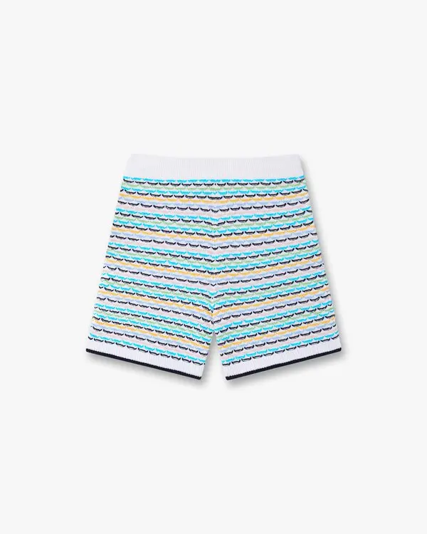 Casablanca Crochet Tuck Stitch Shorts