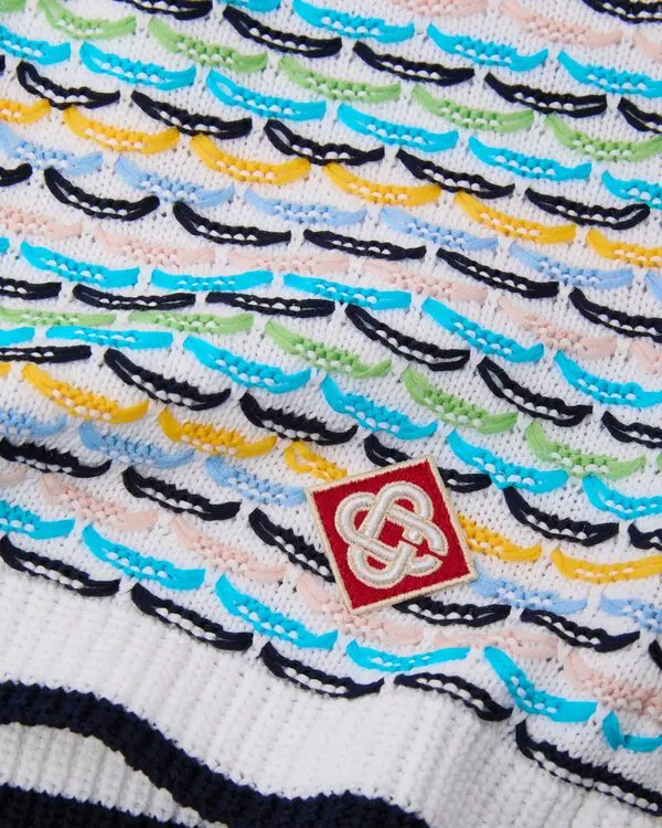 Casablanca Crochet Tuck Stitch Shorts