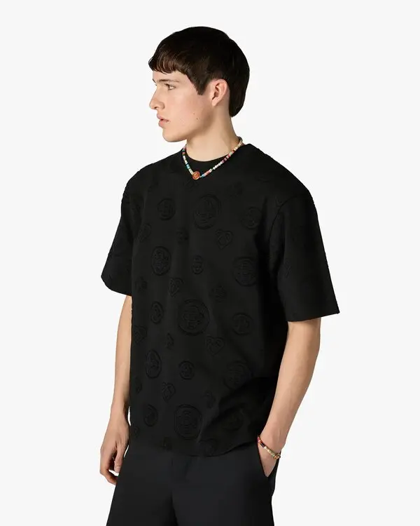 Casablanca Applique Monogram Oversized Short Sleeve T-shirt