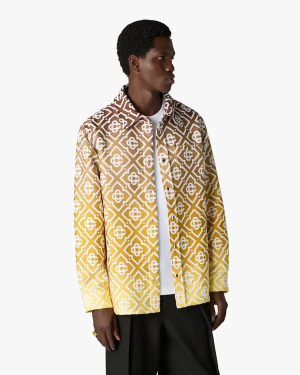 Casablanca Beige Gradient Monogram Shacket