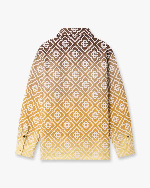 Casablanca Beige Gradient Monogram Shacket