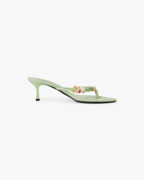 Casablanca Beaded Heeled Sandals