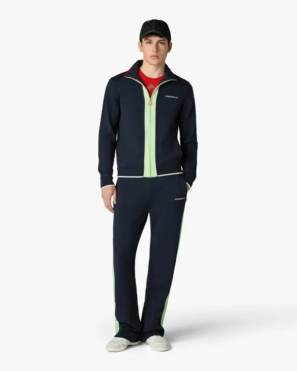 Casablanca Navy Merino Track Jacket